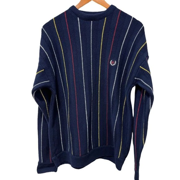 Ralph Lauren | Sweaters | Vtg Chaps Ralph Lauren Large Sweater Blue ...